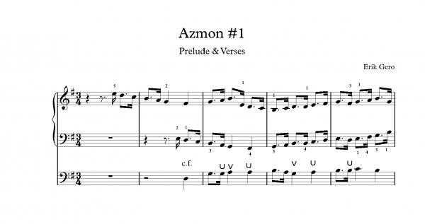 Azmon #1Prelude & Verses – Hymn Accessories