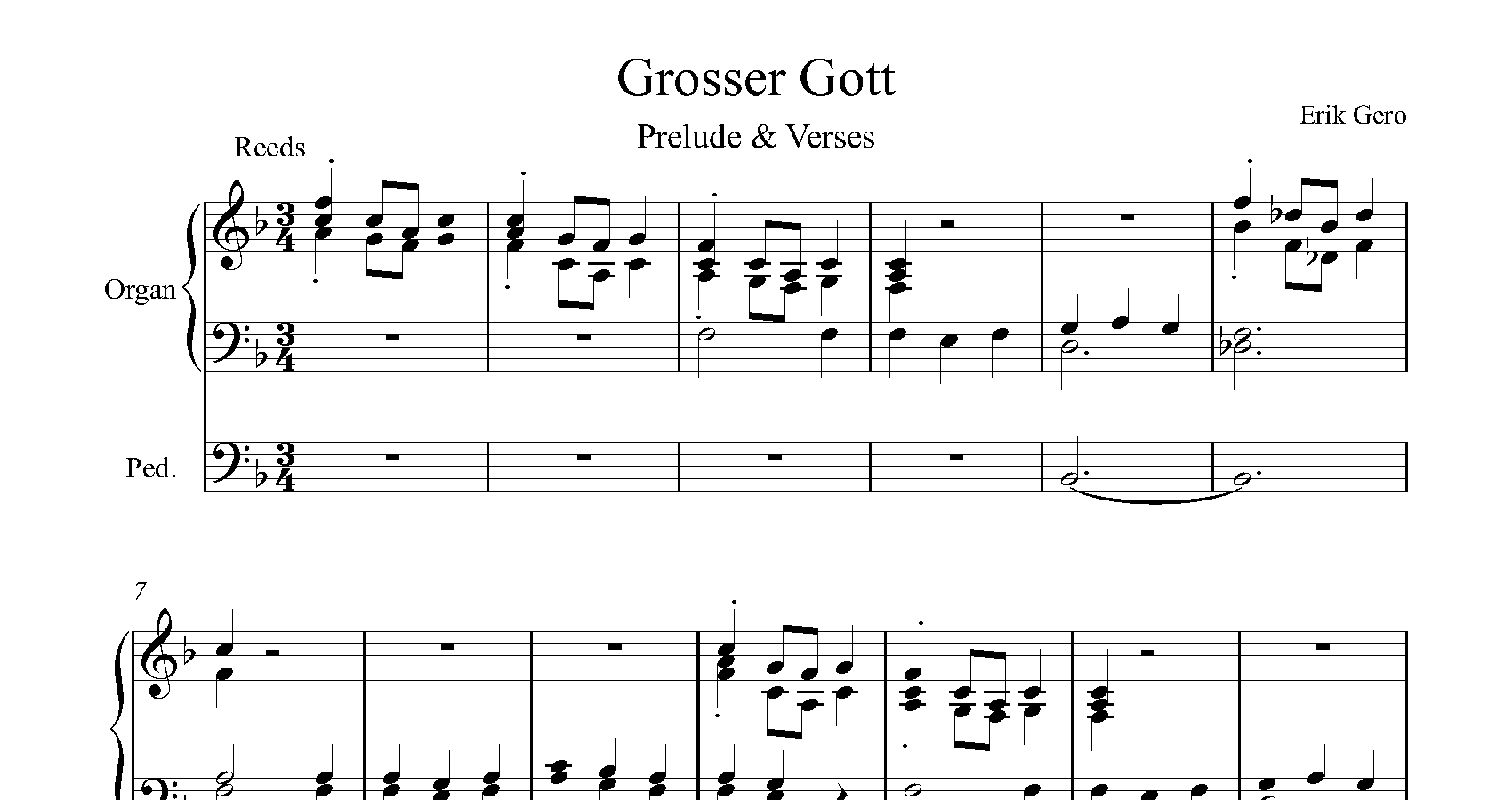Grosser GottPrelude & Verses – Hymn Accessories