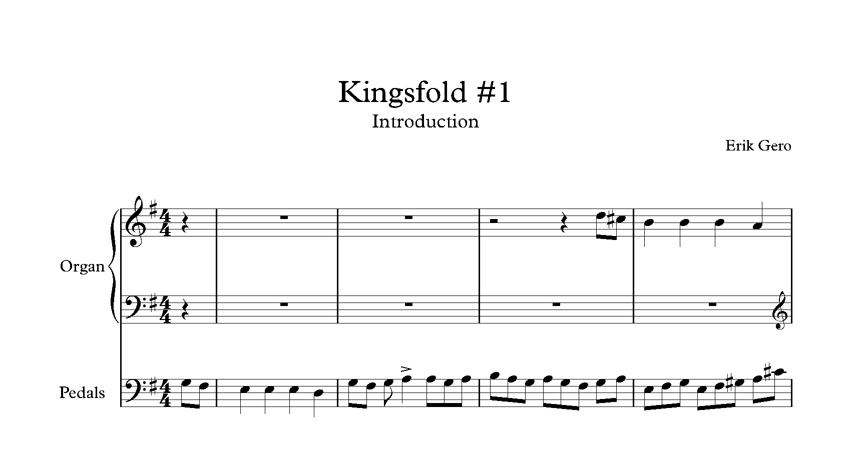 Kingsfold #1Introduction & Last Verse – Hymn Accessories